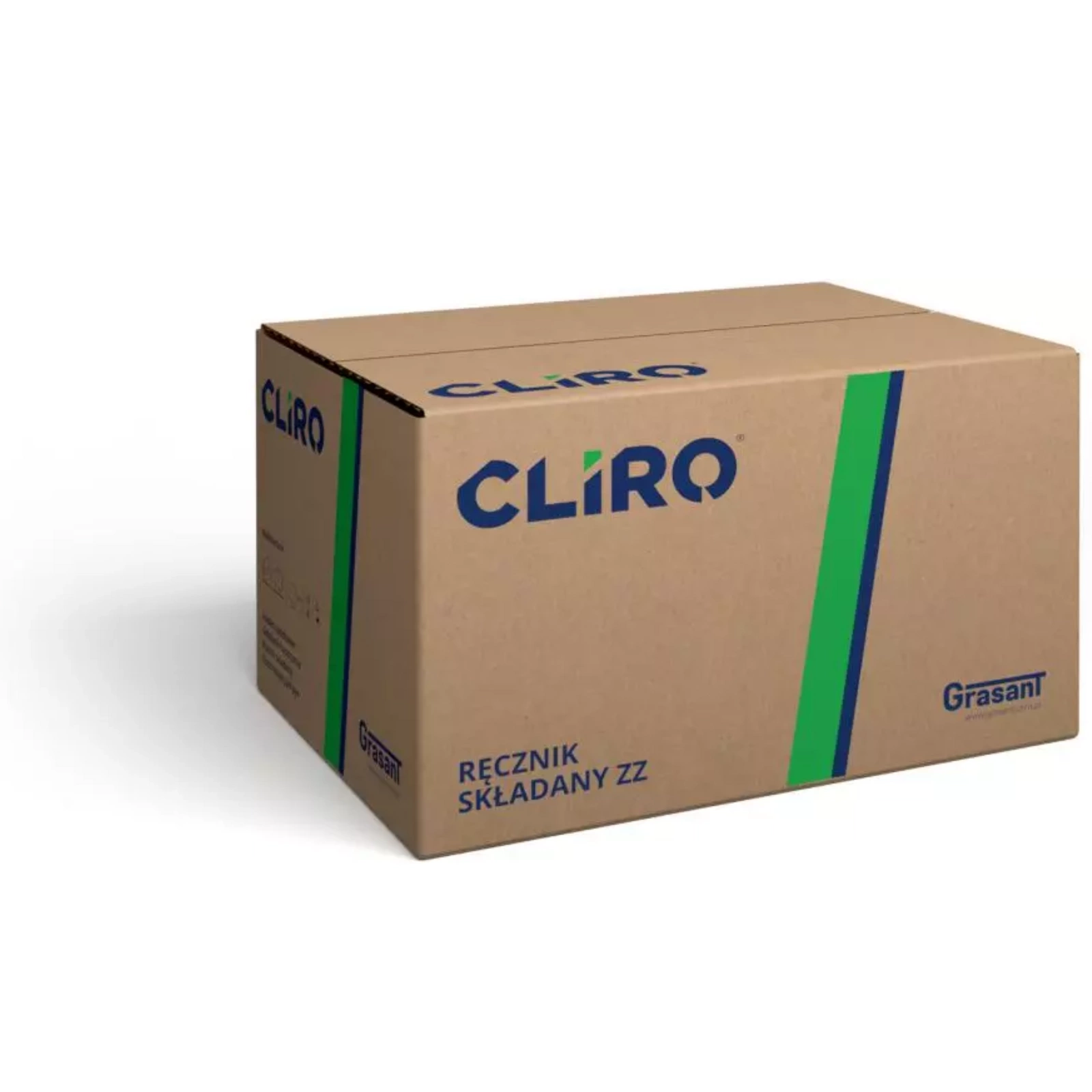 Cliro Ręcznik papierowy - ZZ 23x25 Biały Makulatura 75% 4000szt. 91754